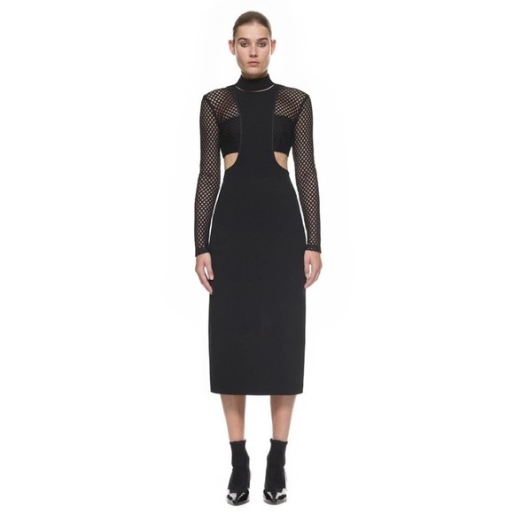 Self-Portrait | Dresses | New Self Portrait Mack Layered Midi Dress In ...